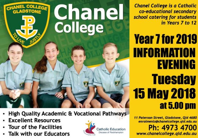 Chanel College - Information Evening - Year 7 for 2019 - 15 May 2018 ...