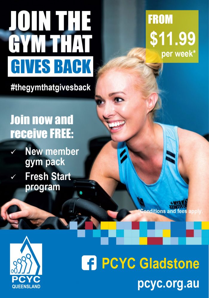 Join the Gym that gives back - Pcyc Gladstone! - Gladstone News